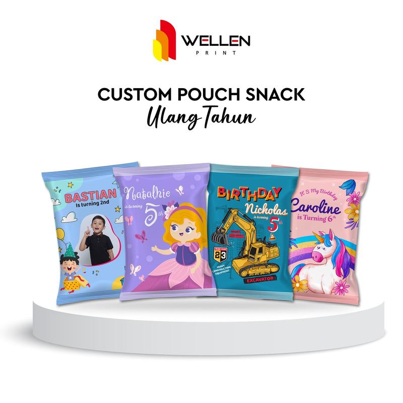 WELLEN PRINT - Cetak Pouch Snack Ulang Tahun Custom / Goodie - Shop ...