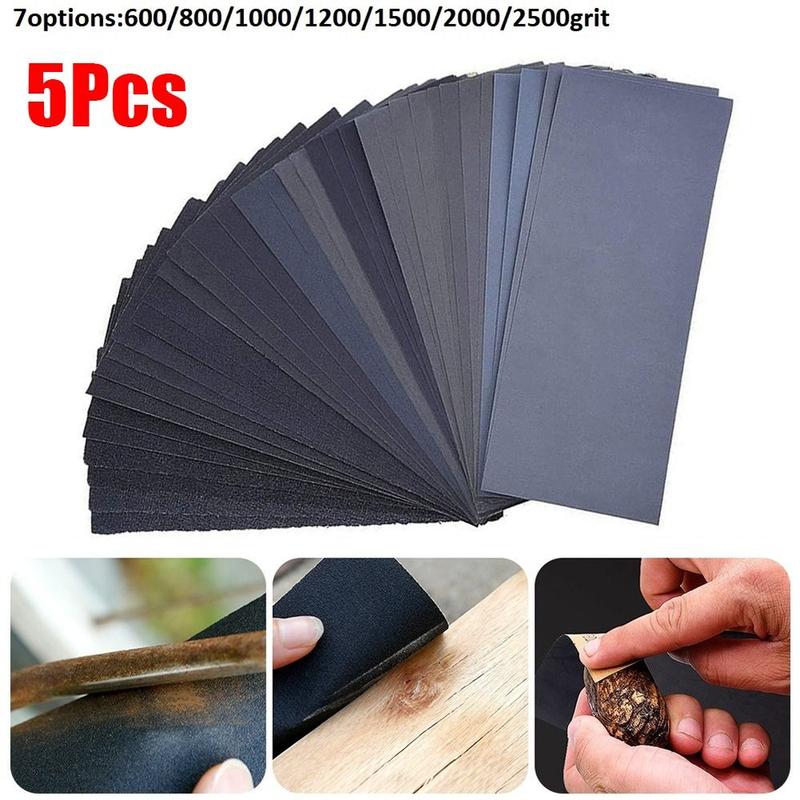 Kertas Pasir Kering Basah, Set 5Pcs, Penggilap Kertas Pasir, - TikTok ...