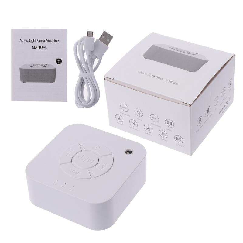 Soothing Sounds Machine with Night Light USB Charging Sleep Sound ...