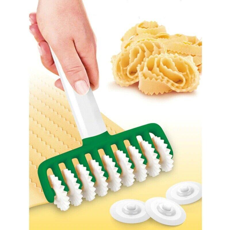 1Pcs New Noodles Cutter Kitchen Tool Multi function Roller Dockers ...