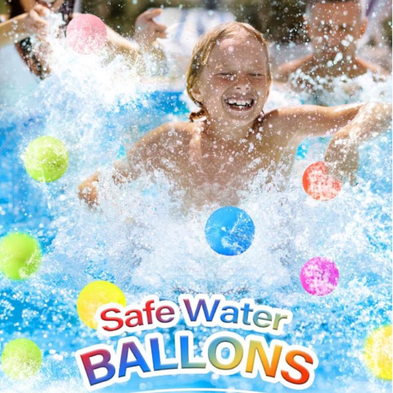 BA1 6/12piece Summer Outdoor Water Fight Interactive Reusable Buckle ...