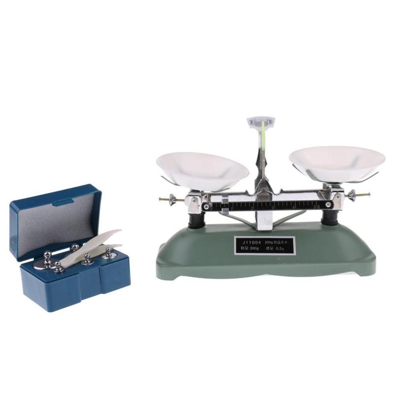 200 Gram Mechanical Table Balance Scale With 6 Weights - TikTok Shop ...
