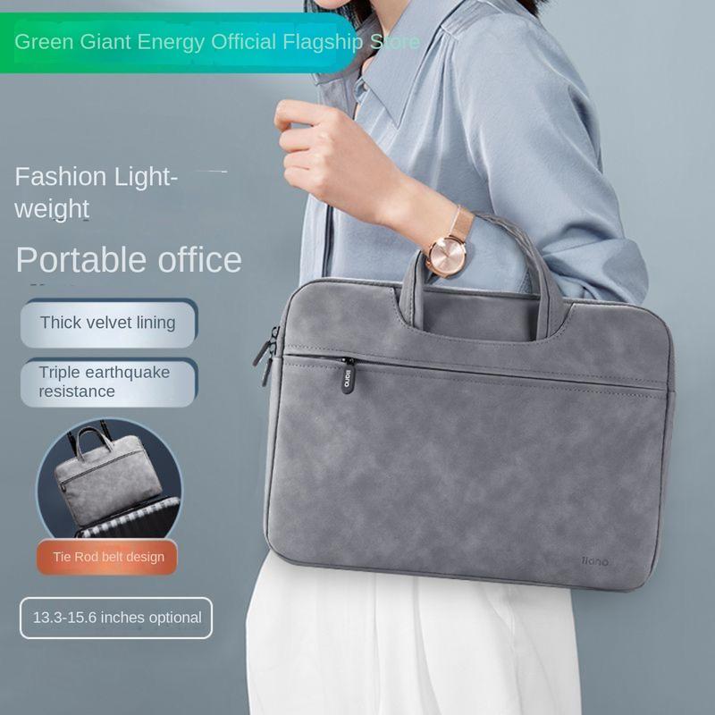 Laptop bag with a handle and shockproof pull rod design, suitable ...