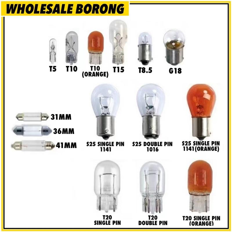 12v Car Motorcycle Halogen Light Bulb T5 T8.5 T10 T15 T20 1016 - TikTok ...