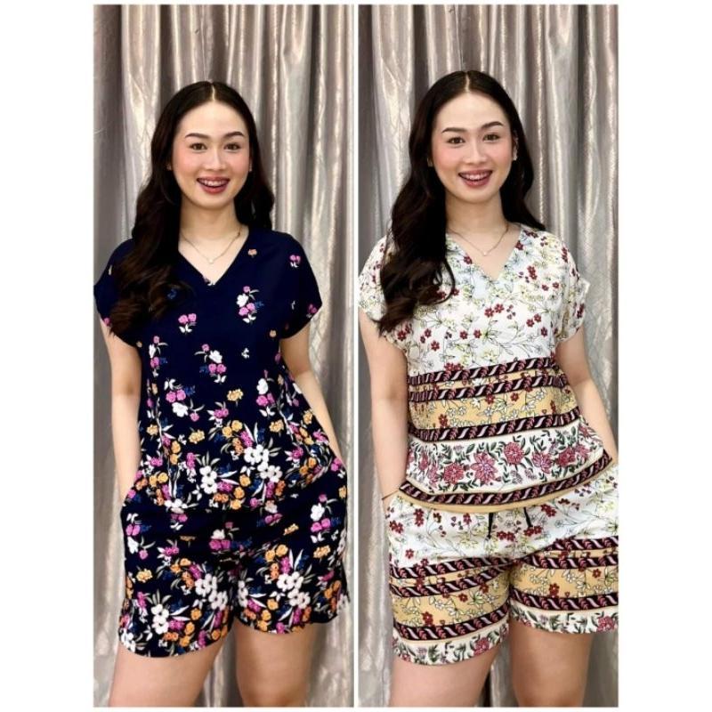 Terno Pendek, Leher V, Tersedia dalam Saiz Sederhana hingga 6XL ...