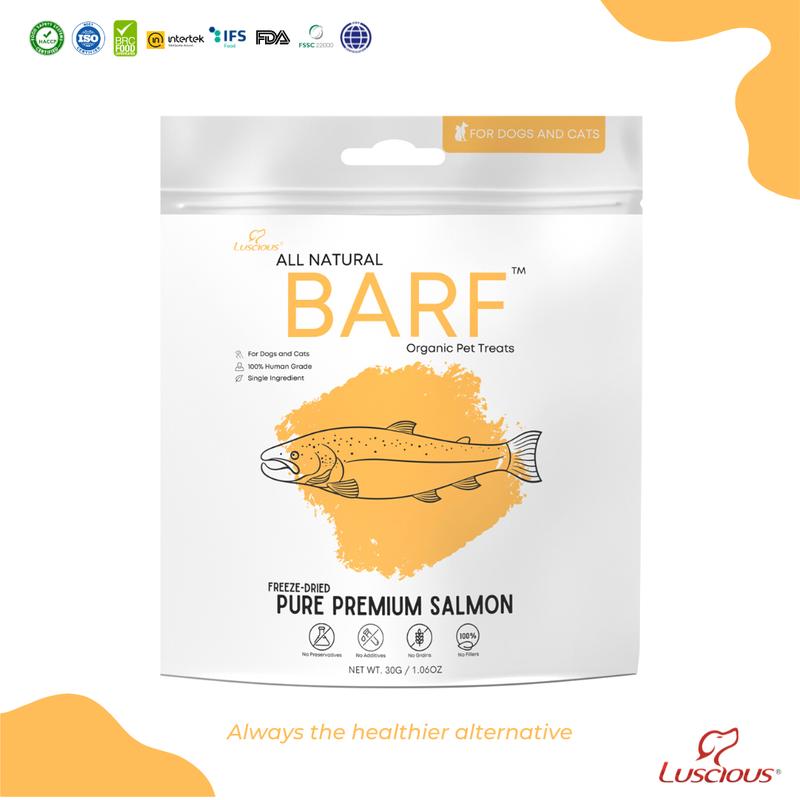Luscious All Natural Barf Freeze Dried Salmon Fish Meat High - TikTok ...