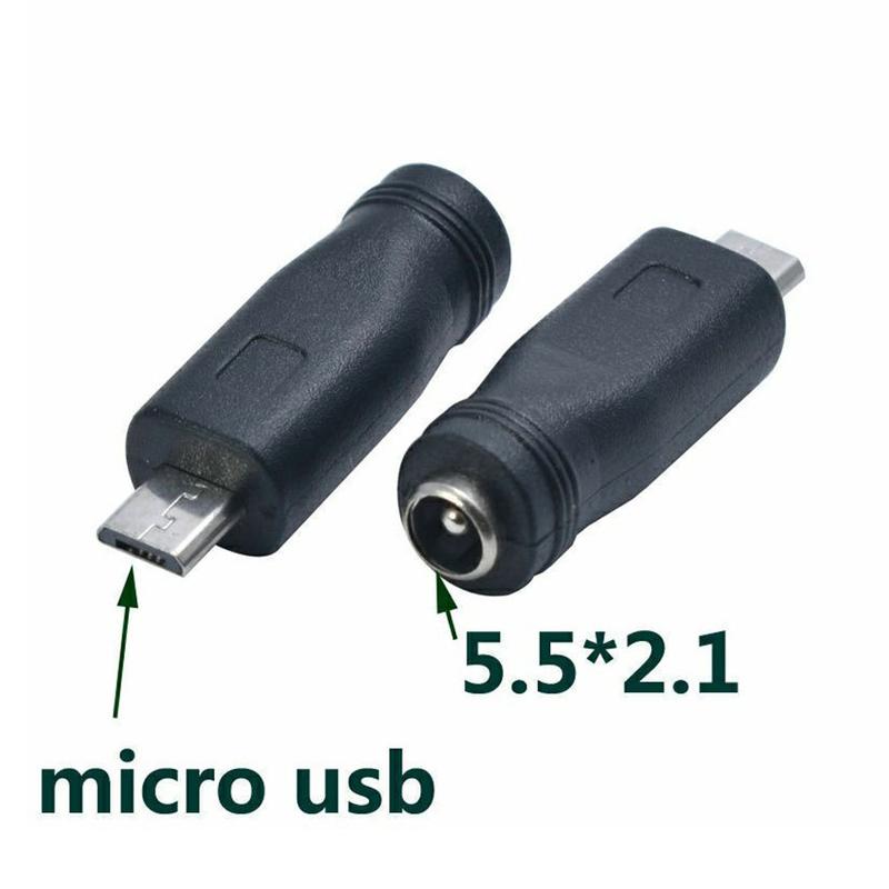 DC Power Adapter Converter Type-C USB Male to Jack DC 5.5x2.1mm Female ...