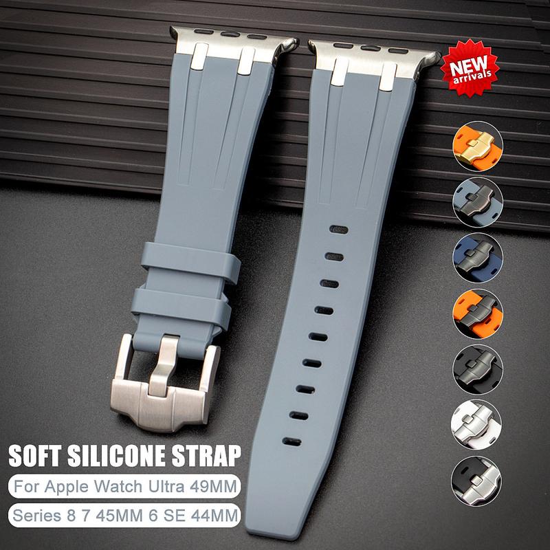 Gelang Tali Getah Sukan, Bahan Silikon, Untuk Jam Tangan Apple - TikTok ...