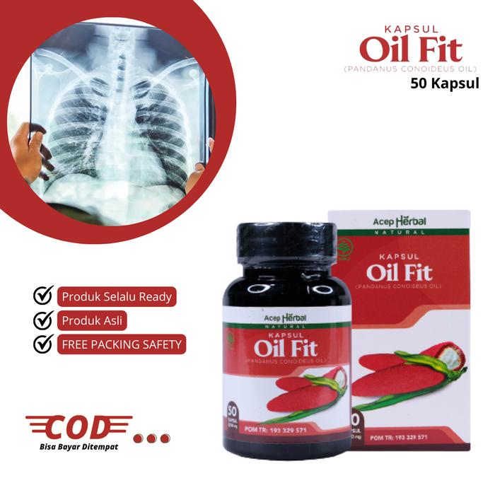 Jual Kapsul Oil Fit Obat Flek Paru-Paru, Penghilang Bercak Di Paru, TBC ...