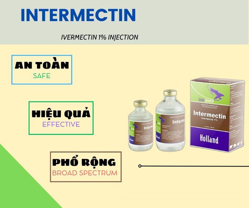Interchemie INTERMECTIN 100ml/50ml - thuốc tẩy giun sán ve ghẻ - TikTok ...