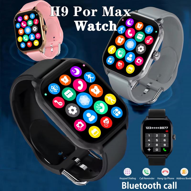 Jam Tangan Pintar Bluetooth, H9, Skrin HD 2.01 Inci, Jam Tangan ...