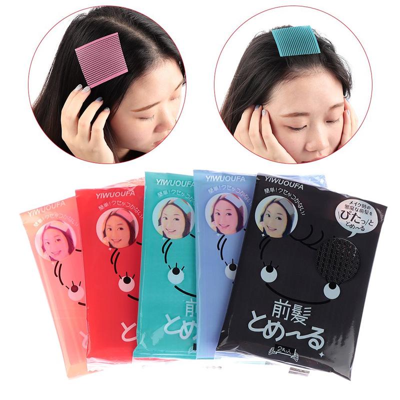Washing Face Seamless Fringe Patch Magic Paste Hair Clip Front Hair ...