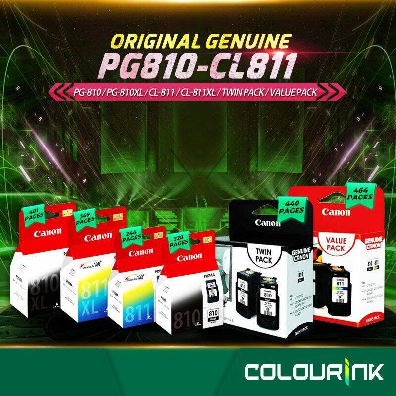 Canon Original Genuine PG810 PG810XL Black CL811 CL811XL Colour ...