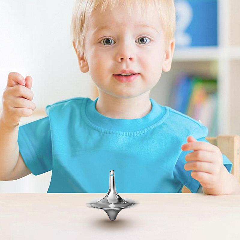 Metal Spinning Gyro Small Desktop Movie Rotate Fingertip Gyroscope ...