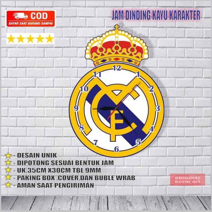 Dekorasi Dinding Kamar Tidur Jam Dinding Tembok Logo Gambar Real - Shop ...