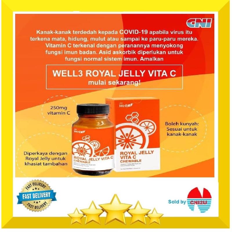 CNI Well3 Royal Jelly Vitamin C 100 tablets x 250mg (Increas - TikTok ...
