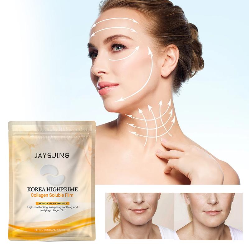 Jaysuing Collagen Soluble Film Mask – Reduces Fine Lines Around - TikTok Shop