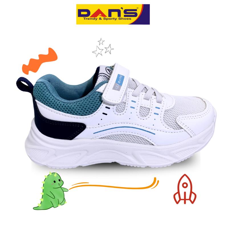 Sepatu Dans Savion Sepatu Sneakers Anak Laki-Laki - White/Navy - Shop ...