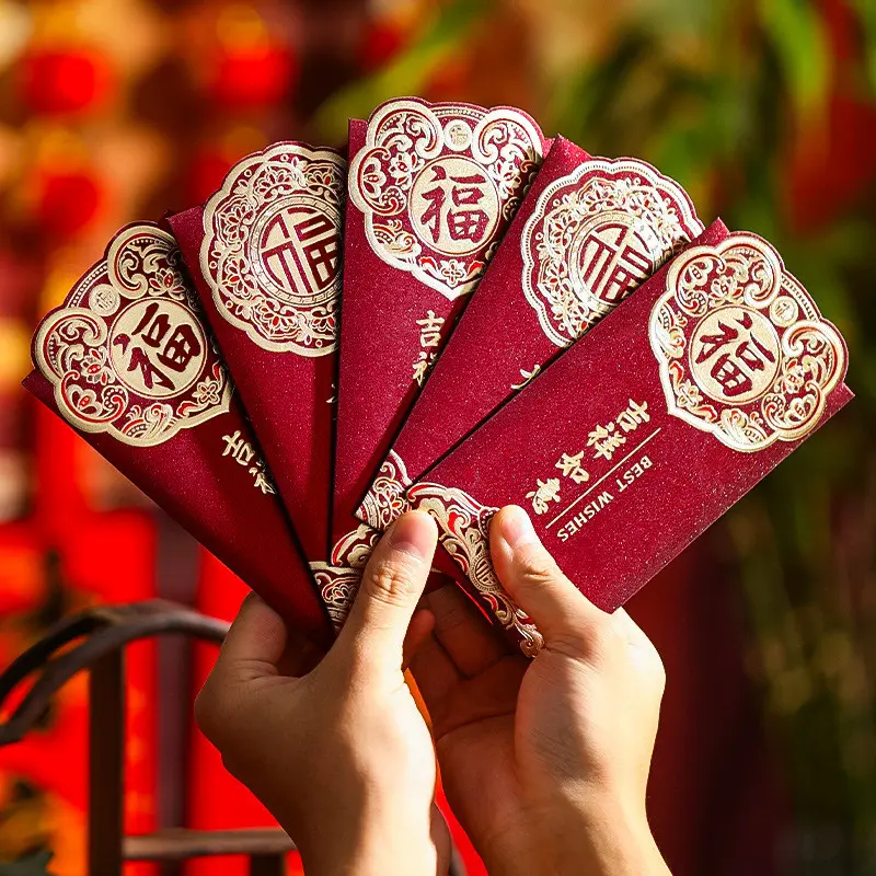 Amplop Merah Chinese New Year / Angpao Paper Chinese New Year Set 6 pcs ...