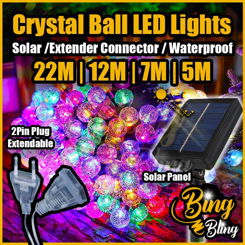 【Bing Bling】2026【 Solar | Plug Crystal Ball 8Modes | 200LED - TikTok ...