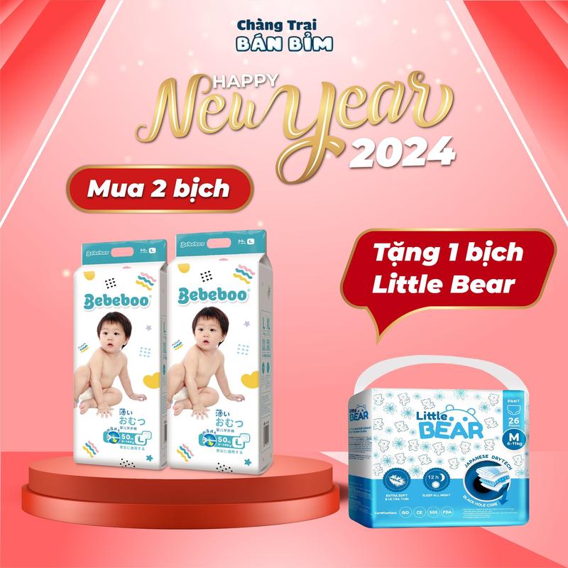 [MUA 2 TẶNG 1] ĐÓNG 2 Bịch Bỉm Bebeboo Nhật Bản + 1 Bịch Bỉm - TikTok ...