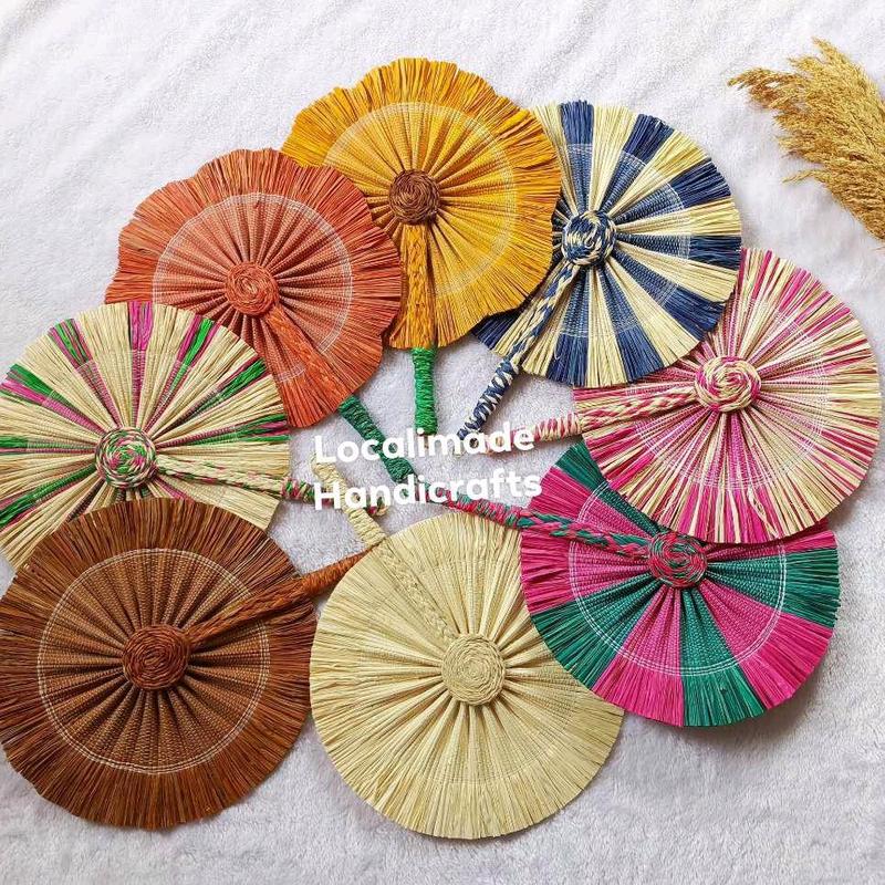 Raffia Abaniko / Native Abaniko /Native Hand Fan/ Native Lollifan ...