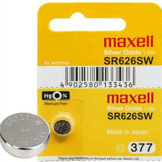 ORIGINAL MAXELL BATTERY SR626SW 377 (JAPAN) AG4 WATCHES /EQUIPMENT ...