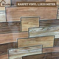 Promo [Wodejia] Karpet Vinyl 3 Layer Glossy Finishing Alas lantai Vinyl ...