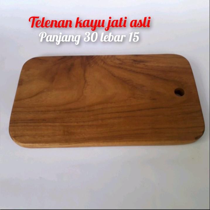 Talenan kayu jati jawa halus dan estetik - Shop | Tokopedia