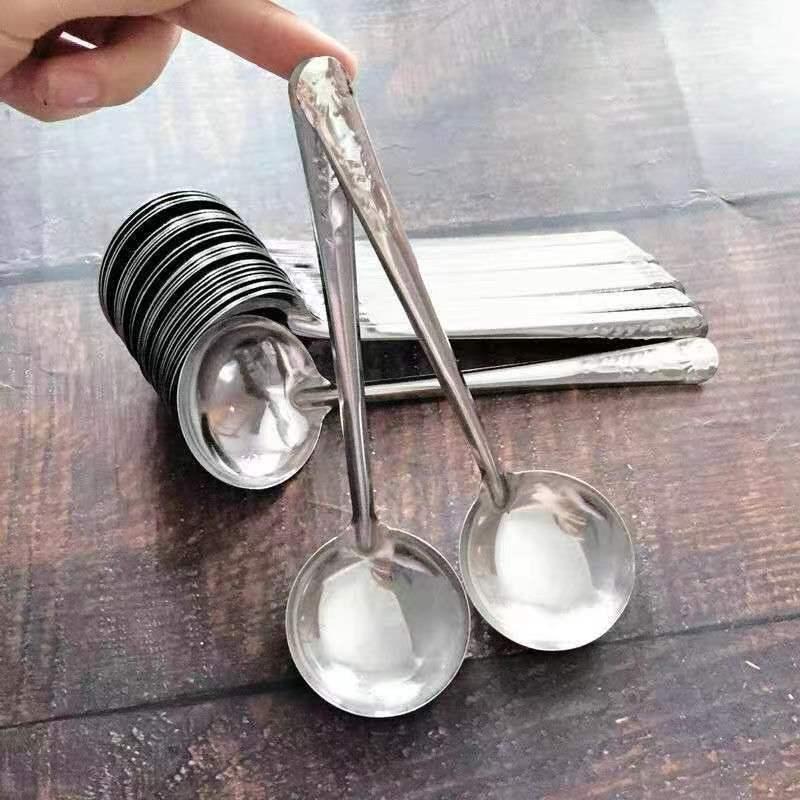 Sudu Sup Keluli Tahan Karat, Tebal dan Gred Makanan, untuk Kegunaan ...