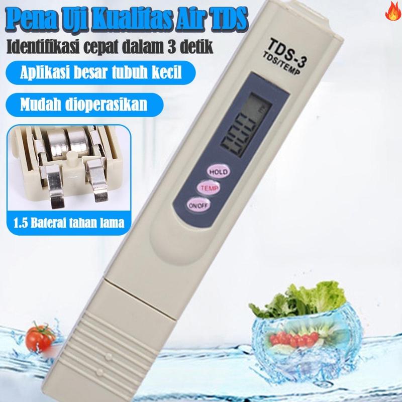 Penganalisis kualitas air TDS Pena uji air TDS-3 instrumen ...