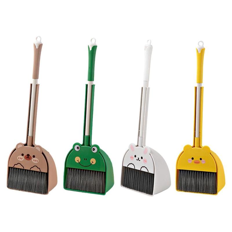Mini Broom with Dustpan Children Sweeping House Cleaning Toy - TikTok ...