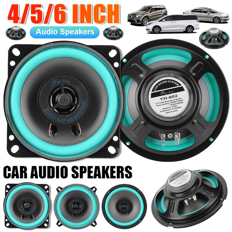 Audio Code Speakers 4/5/6 Inch Car Speakers 100/160W HiFi Coaxial ...
