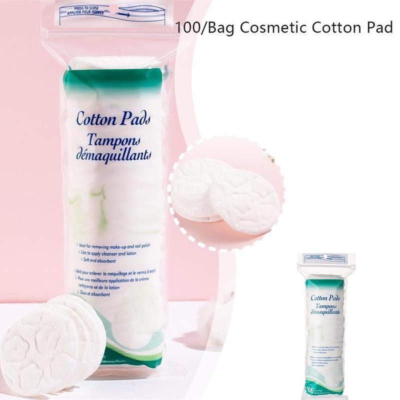 100PCS Cotton Pads Round Simply Soft Make Up Nail Polish Remover Makeup ...