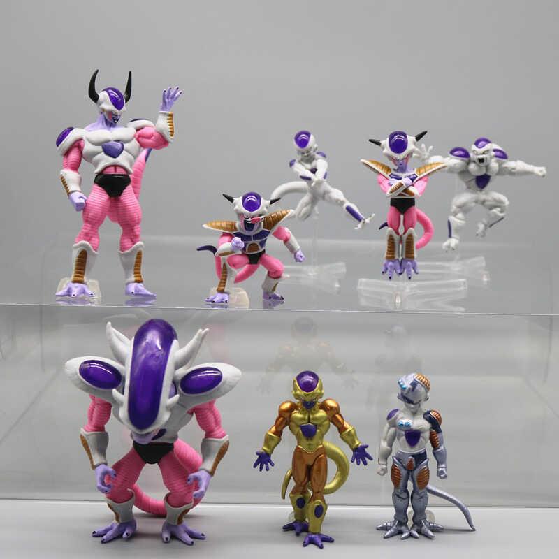 8 Pcs Set Frieza Dragon Ball Figure 8 12cm All Form Poses Freezer ...