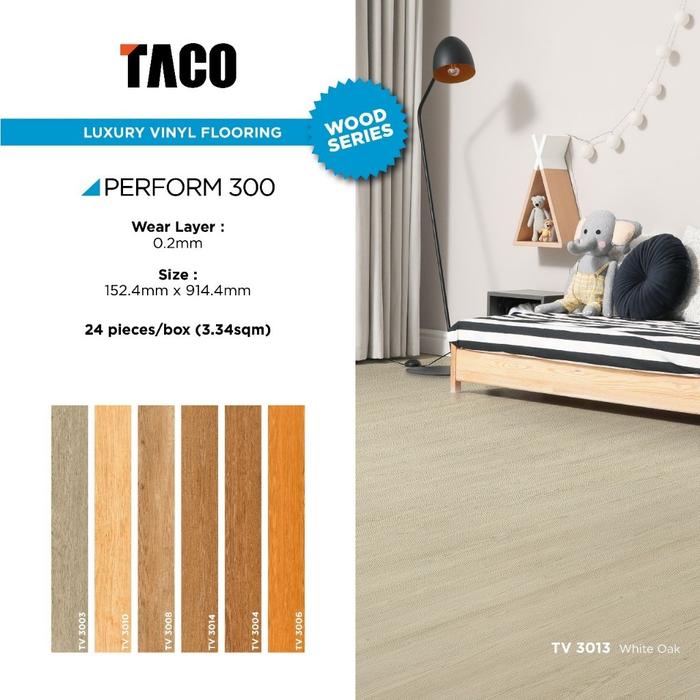 Jual TACO Lantai Vinyl 3mm - Vinyl TACO Tebal 3mm per 1 Box - TV-3003 ...