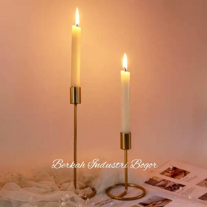 tempat lilin dekorasi rumah Candle warna Gold - Shop | Tokopedia