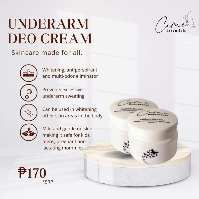 Curae Underarm Whitening Deo Cream 10 grams by Curae Essentials ...