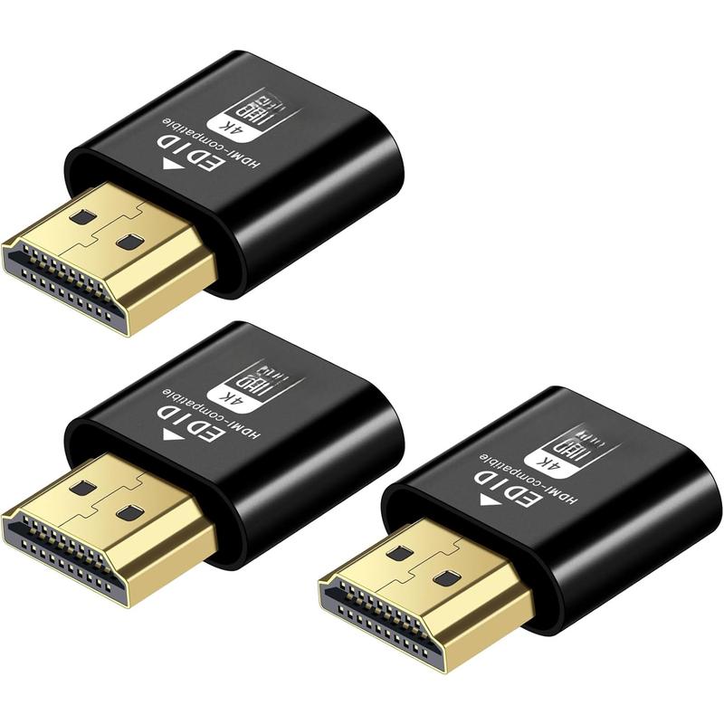 HDMI Dummy Plug 4K, EDID Emulator, Headless Display Adapter,Headless hdmi Adapter,hdmi Dummy ...