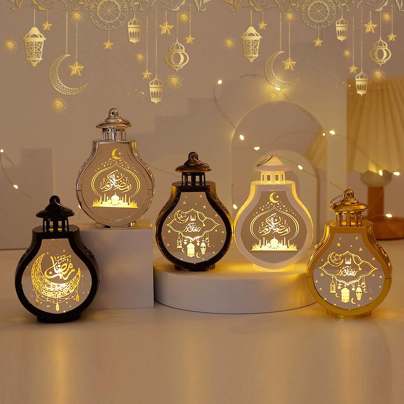 Ramadan Kareem Led Lantern Light Eid Mubarak Ornaments Decoration ...