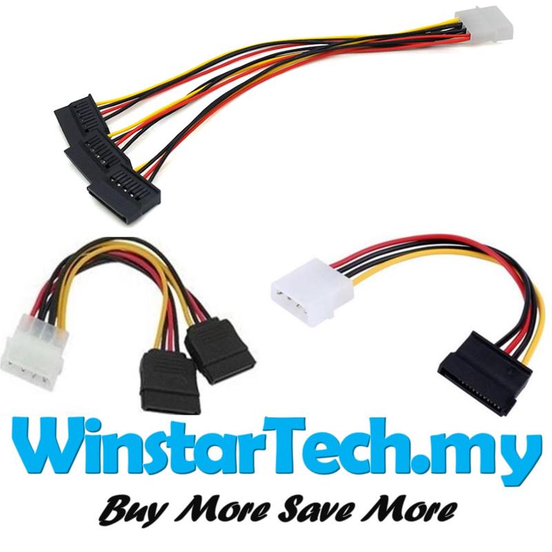 HIGH QUALITY MOLEX IDE 4PIN MALE TO ATA SATA 15PIN POWER CABLE - TikTok ...