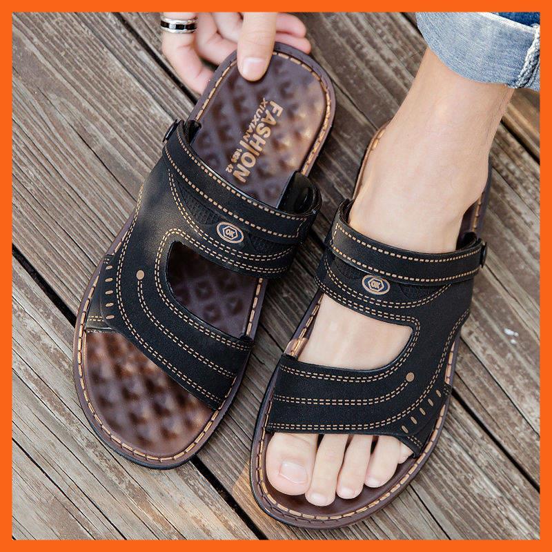 sidez sandal harga Sandal lelaki, lembut, tidak licin, gaya - TikTok Shop Malaysia