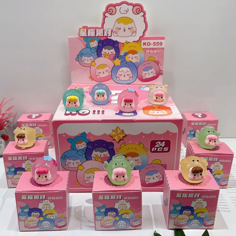 Cute cartoon constellation party cute figure blind box girl heart ...