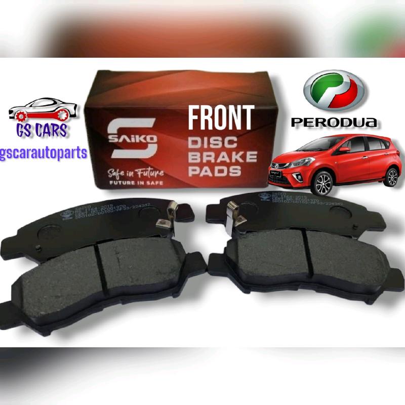 Perodua Front Disc Brake Pads 4pcs set Myvi Year 2018 (3RD Generation ...