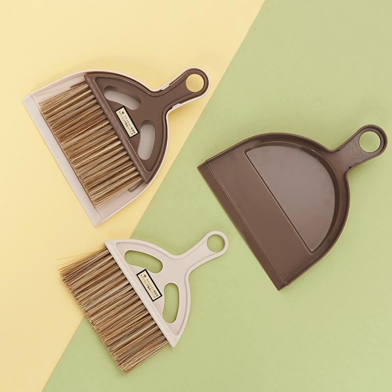 1SET Convenient Desktop Hand Broom Brush for Cleaning Table Countertop ...