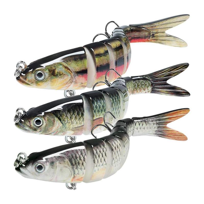 Fishing Lure, Artificial Fishing Bait with Hook & Propeller Tail ...