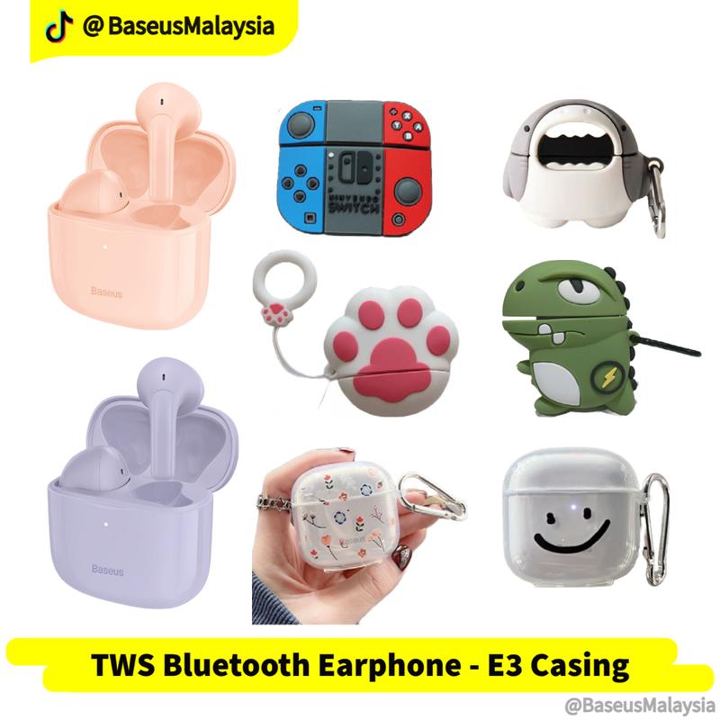 Baseus Malaysia E3 Wireless Bluetooth 5.0 TWS Earbuds - Casing - TikTok ...