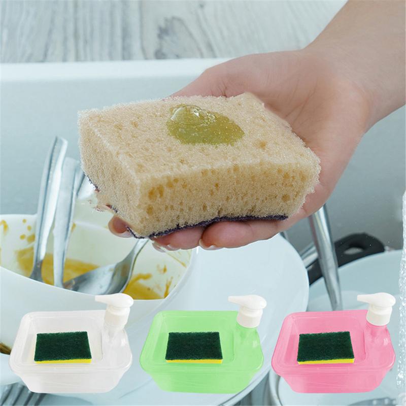 Liquid Press Dispenser Soap Dispenser Kitchen Dishwashing Liquid ...