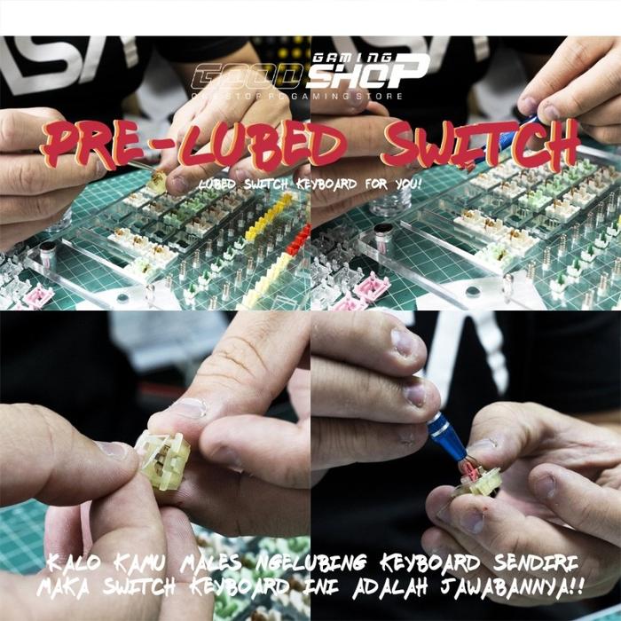 Jual Pre Lube switch - Mechanical keyboard Lubing - GATERON BROWN, Lube ...