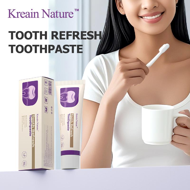 Kreain Nature ยาสีฟันฟื้นฟูฟัน ทำความสะอาดฟันและช่องปากให้สดชื่น ...